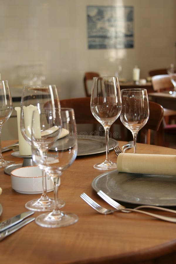 Table setting stock photo. Image of diningroom, elegant - 946232