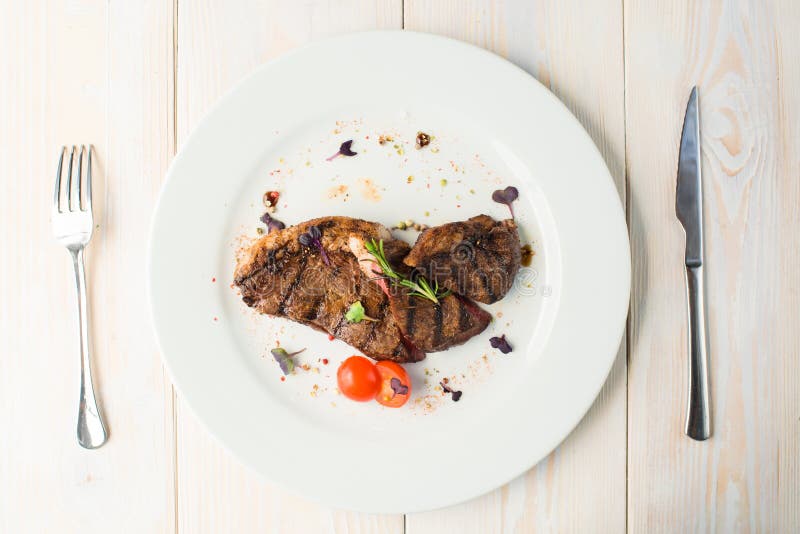 Table Setting Realistic Top View with Modern Cutlery Set Serving ...