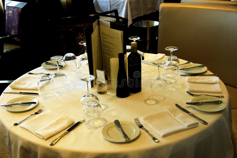 Table setting stock image. Image of modern, chairs, restaurant - 43309263