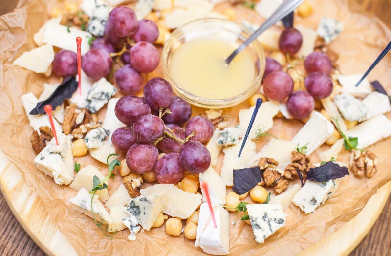 Table Setting Snacks Cheese Holiday Stock Image - Image of glass ...