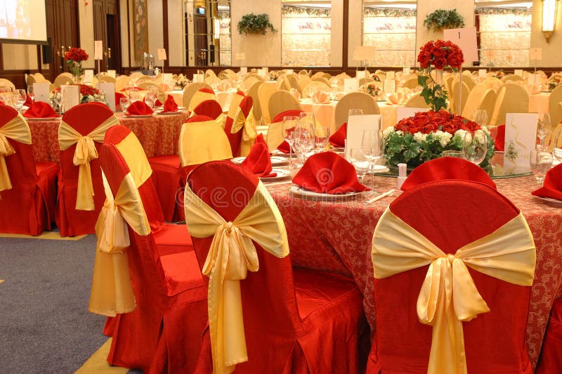Wedding Banquet Table Setting Stock Image - Image of proper, chopstick ... Wedding Banquet Table Setting Stock Image - Image of proper, chopstick ...