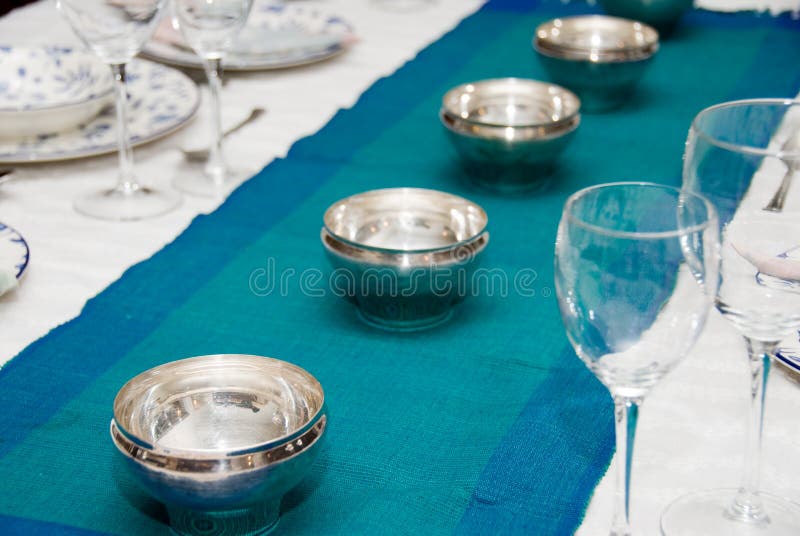 Luxury Tableware for Royal Palace Stock Photo - Image of luxury ...