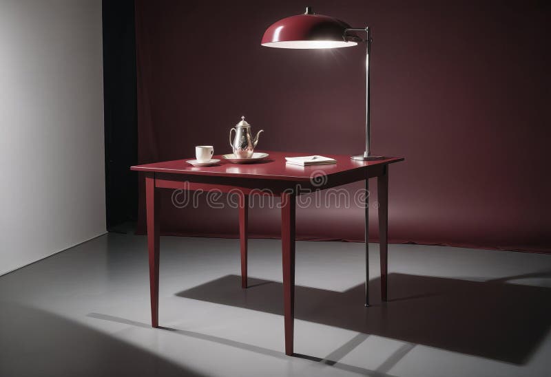 Table Shot in a Professional Photo Studio Stock Illustration ...