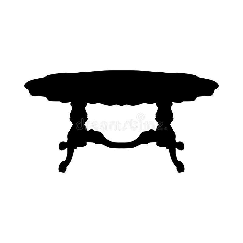 Furniture silhouette set stock vector. Illustration of desk - 14512923