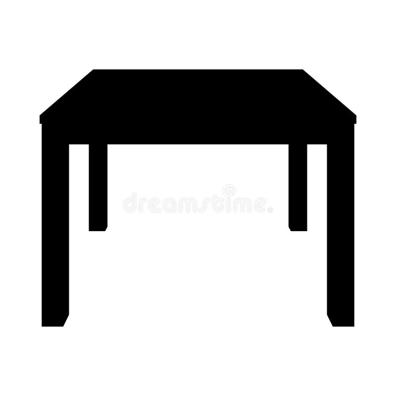 Furniture silhouette set stock vector. Illustration of desk - 14512923