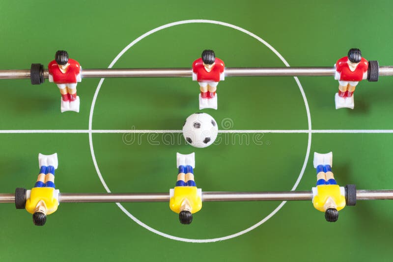 Table soccer stock image. Image of competition, opponents - 65452889