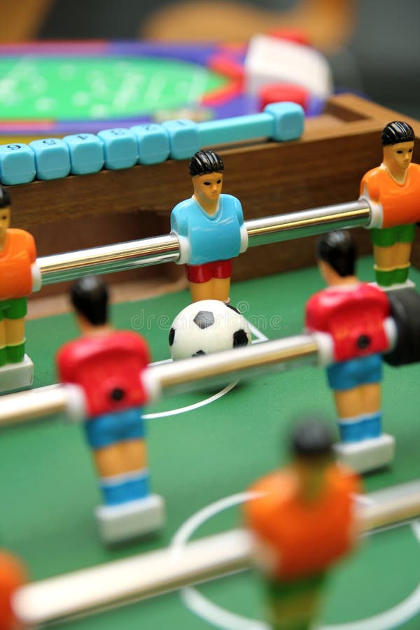 Table Soccer Game stock image. Image of ball, match, league - 16745767