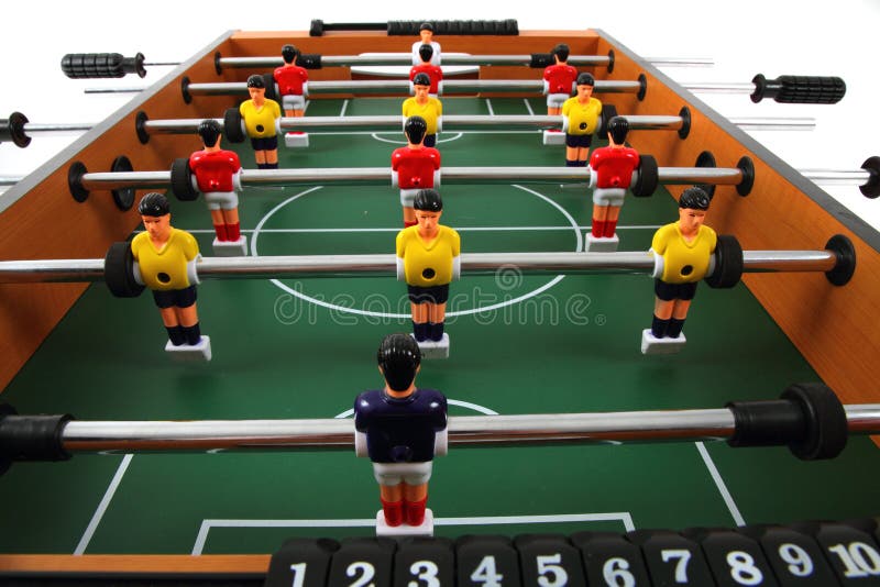 Table Soccer Game stock image. Image of ball, match, league - 16745767