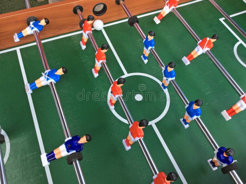 Table soccer game stock image. Image of university, fans - 120806261