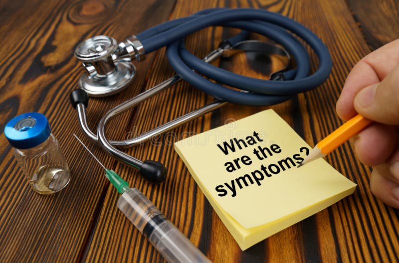What Symptoms Should You Look Out for Stock Photo - Image of symptoms ...