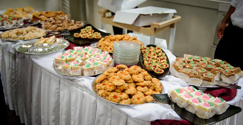 Table with sweets stock image. Image of lunch, cook, delicious - 19929183