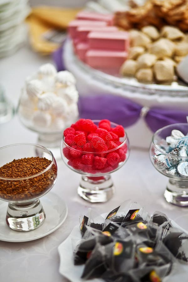 Table sweets stock photo. Image of tissue, snack, stylish - 59225078