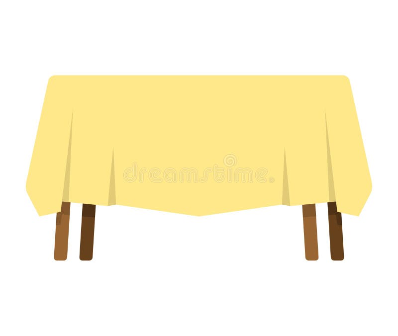 Rectangular Table White Tablecloth Stock Illustrations – 304 ...