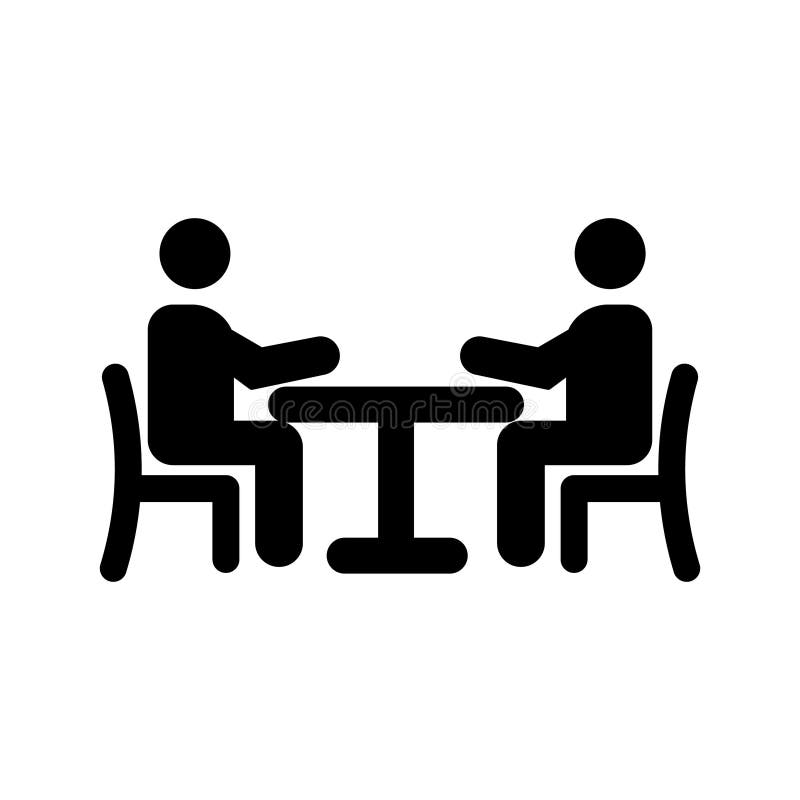 Table Talk Vector Icon Which Can Easily Modify or Edit Stock Vector ...
