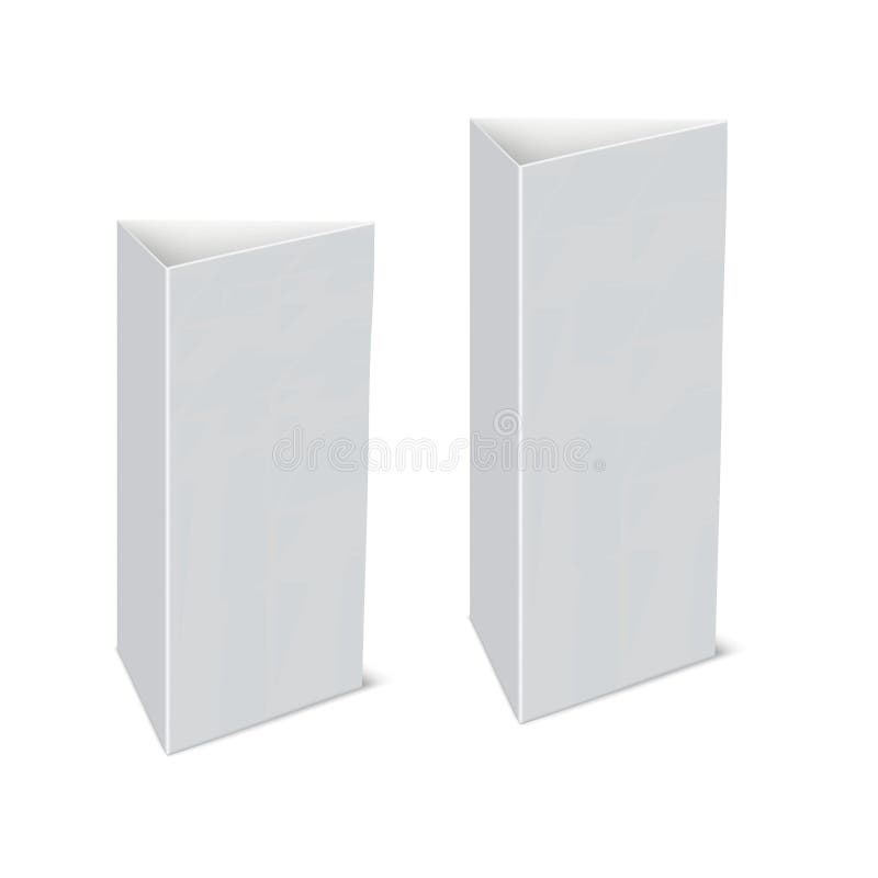 Table Talker Template. White Blank Triangular Paper Countertop Pop ...
