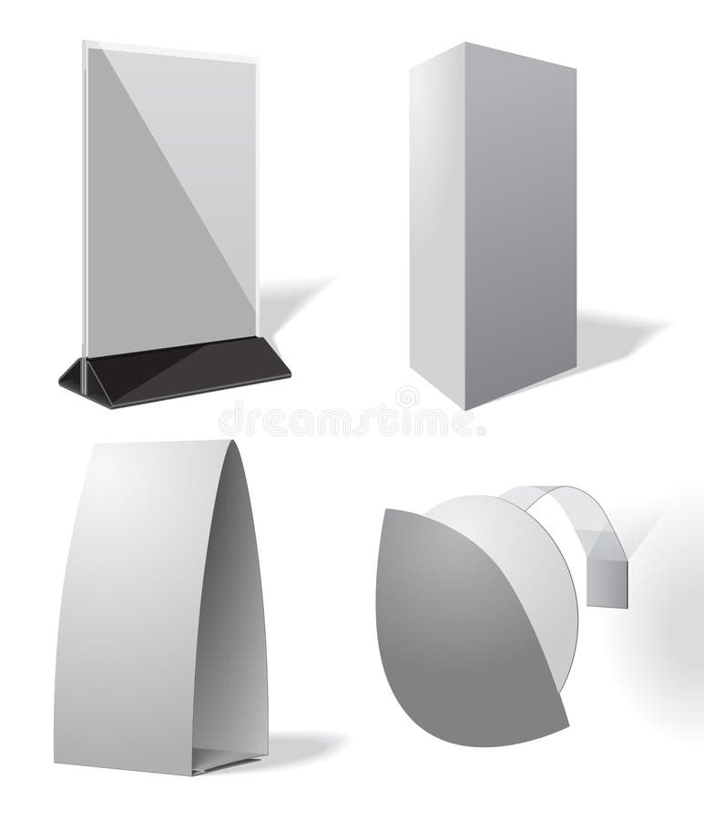 Table Talkers and Wobbler stock illustration. Illustration of business ...