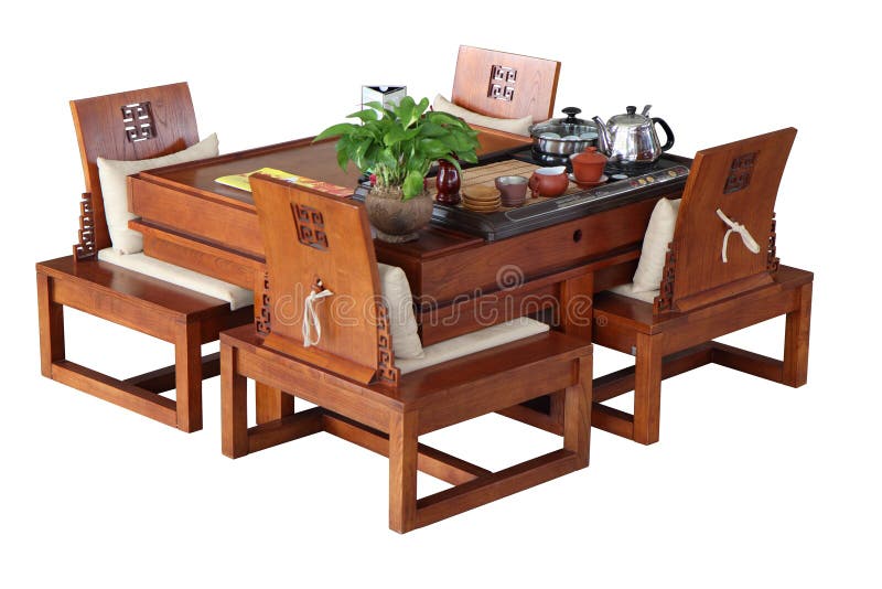 Table for tea ceremony stock photo. Image of isolated - 18277174