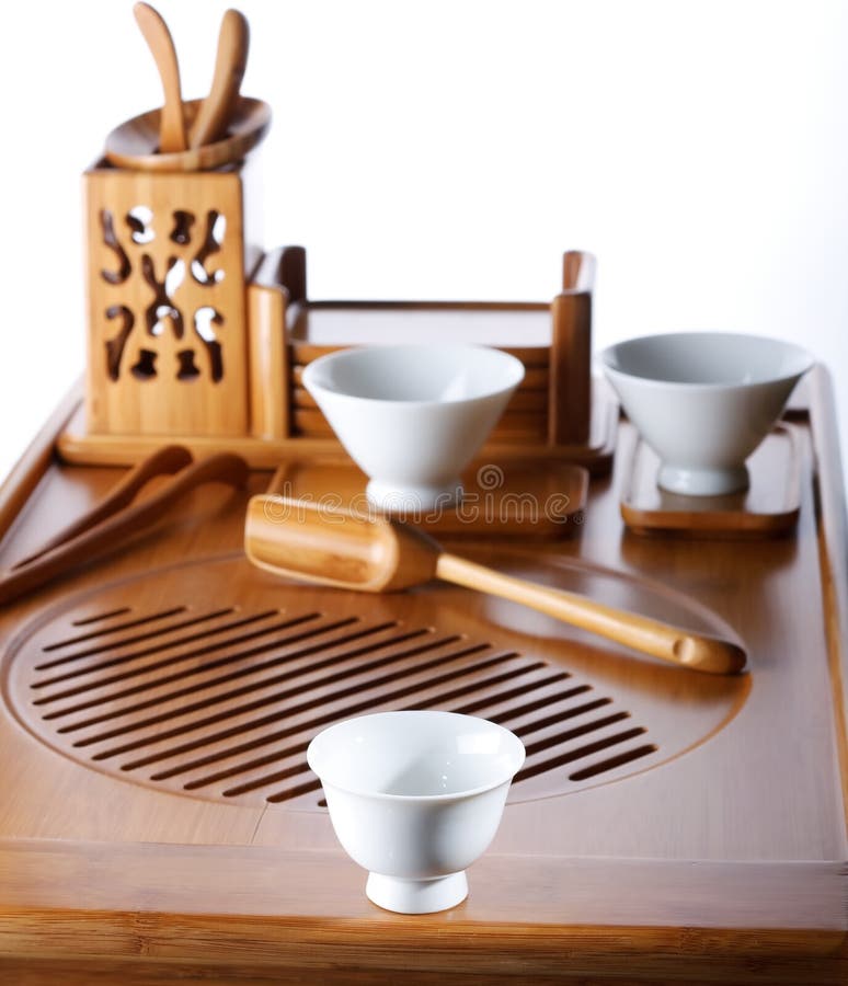 Table for tea ceremony stock image. Image of chinese, beverage - 9584463