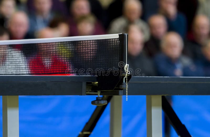 Table Tennis Against View of a Stadium Stock Image - Image of games ...