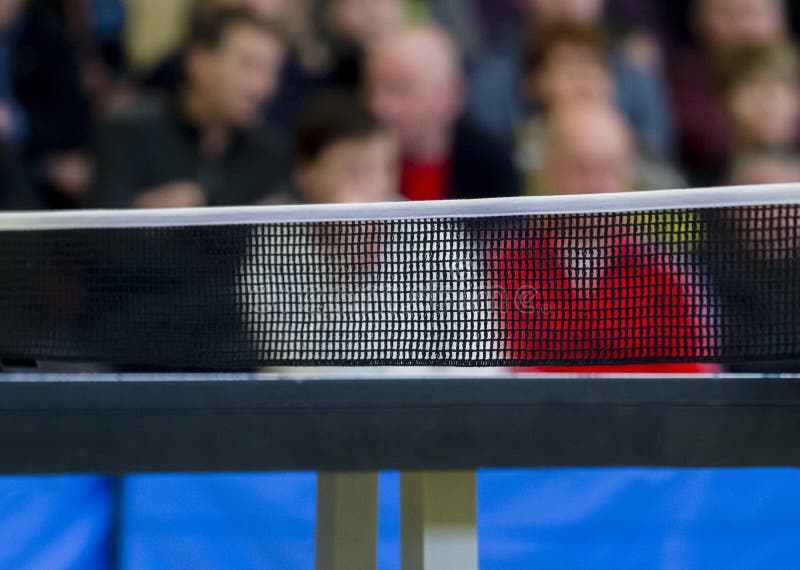 Table Tennis Against View of a Stadium Stock Photo - Image of activity ...