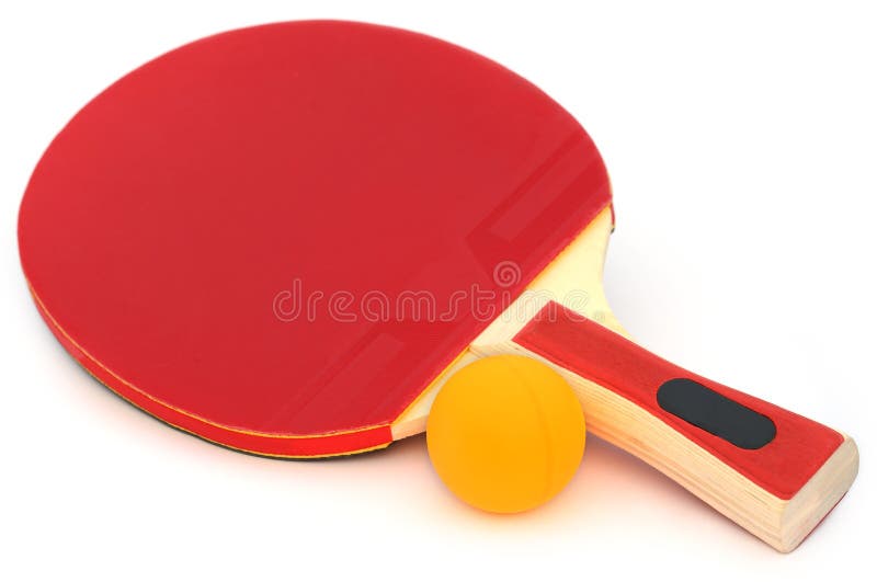 Two Rackets and Ball for Playing Table Tennis or Ping-pong Stock Vector ...