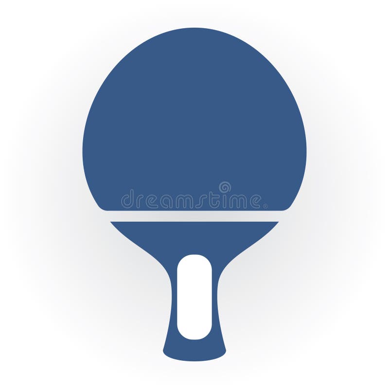 Table Tennis Bat. Vector Illustration Decorative Background Design ...