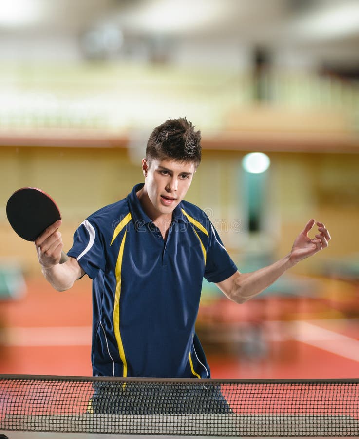 Table tennis concept stock image. Image of athlete, concentration ...