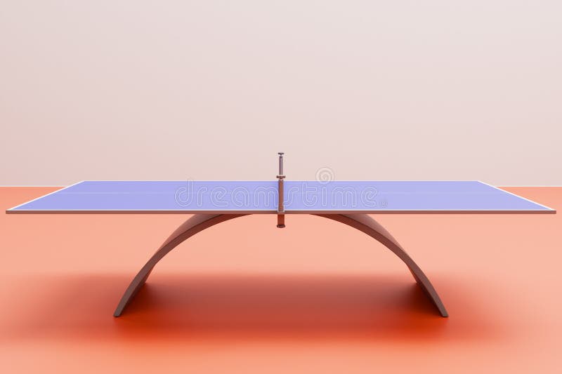 Table Tennis, Ping Pong Side View. Stock Illustration - Illustration of ...