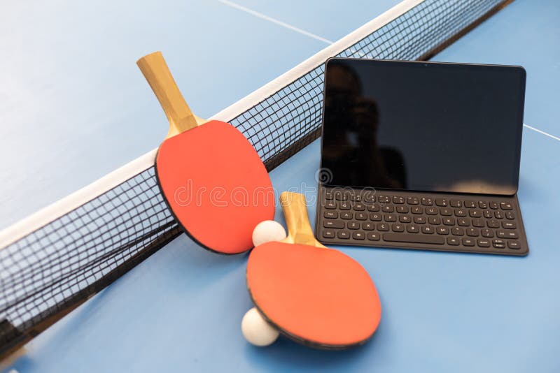 Table Tennis Ping-Pong Sport Activity Concept Stock Photo - Image of ...