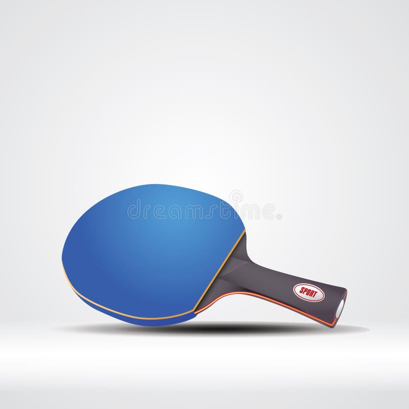 Table Tennis Racket. Vector Illustration Decorative Background Design ...