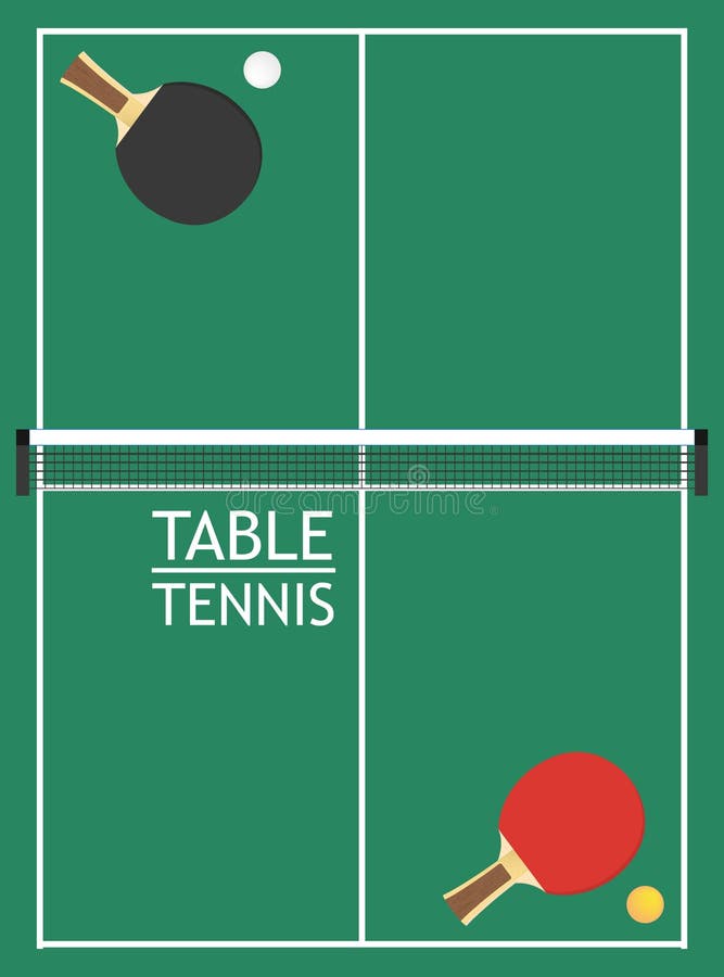 Table tennis stock vector. Illustration of play, closeup - 71996528