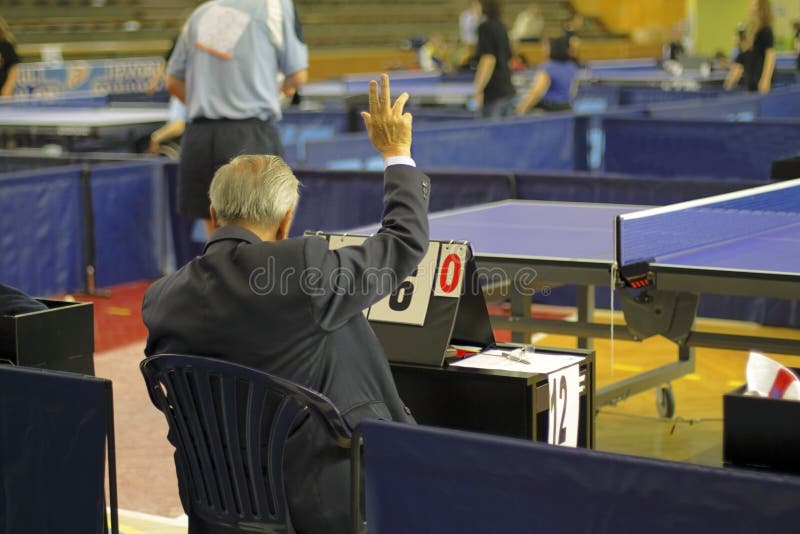 Table Tennis Referee Picture. Image: 2441597