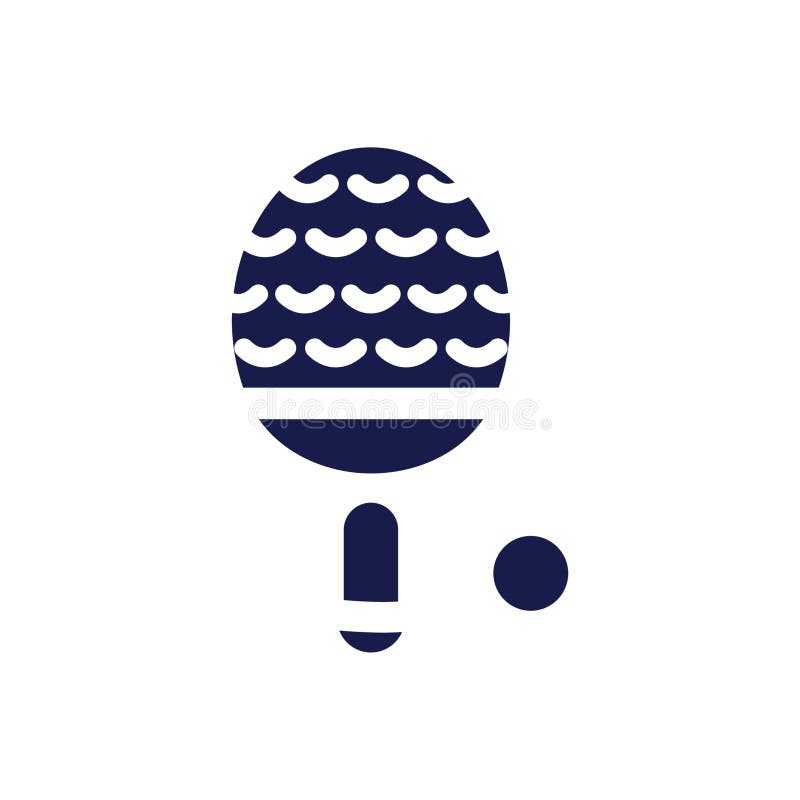 Table Tennis. Vector Illustration Decorative Design Stock Vector ...