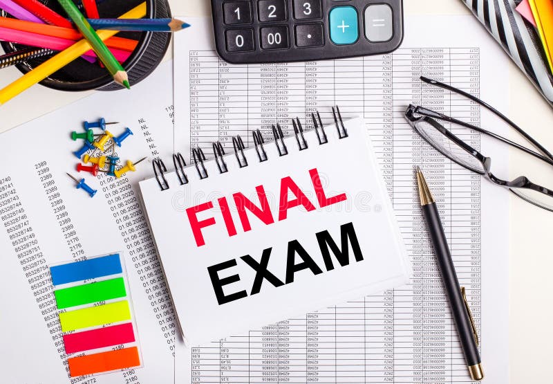 On the Table There are Reports, a Calculator, Colored Pencils and ...