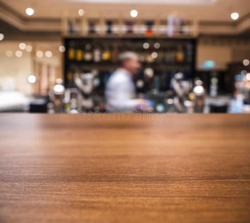 260 Table Top Counter Bar Restaurant Background Bartender Stock Photos ...