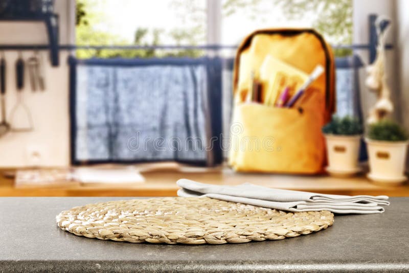 Table Top Space for Your Products and a Schoolbag in the Kitchen ...