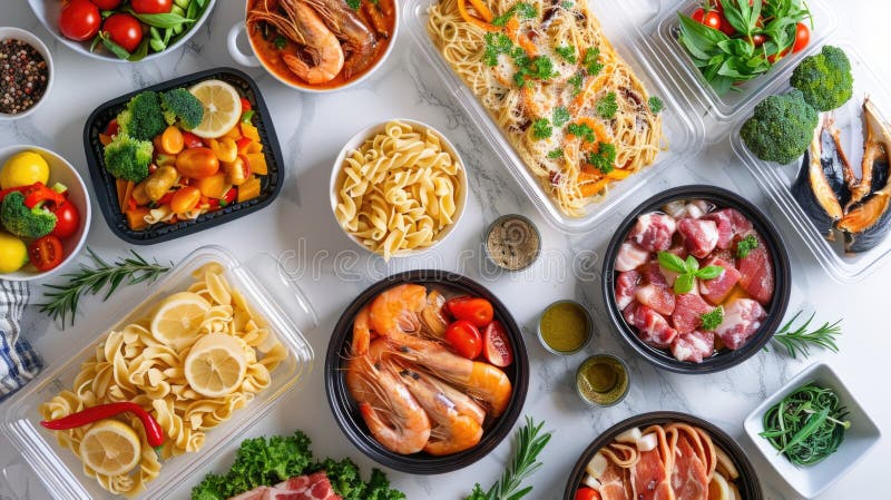 A Table Topped with a Diverse Selection of Food, Perfect for Food and ...