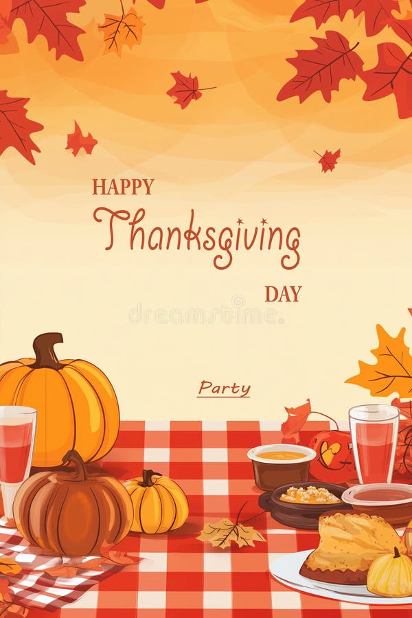 A Table with a Variety of Fall Foods and Drinks, Including Pumpkin Pie ...