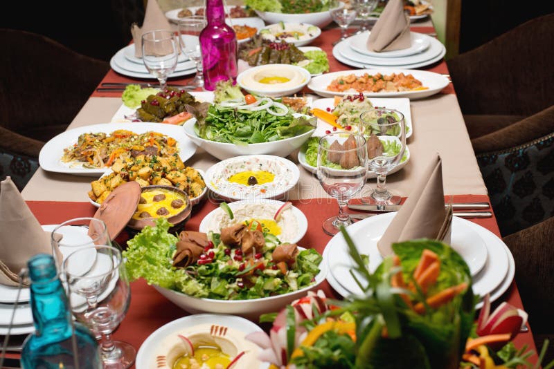 8+ Lebanese food table Free Stock Photos - StockFreeImages