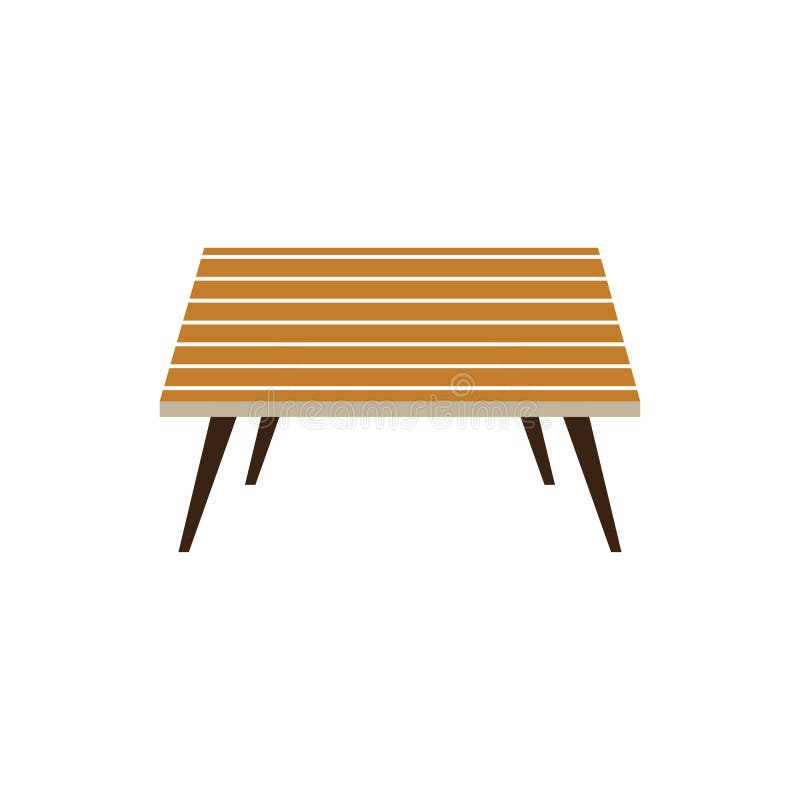 Table Vector Logo Icon Object Background Illustration Stock Vector ...