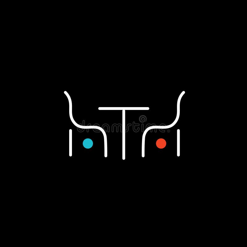 Table Vector Logo. Interiors Vector Logo Stock Vector - Illustration of ...