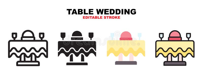 Wedding Menu Meal Icons Stock Illustrations – 87 Wedding Menu Meal ...