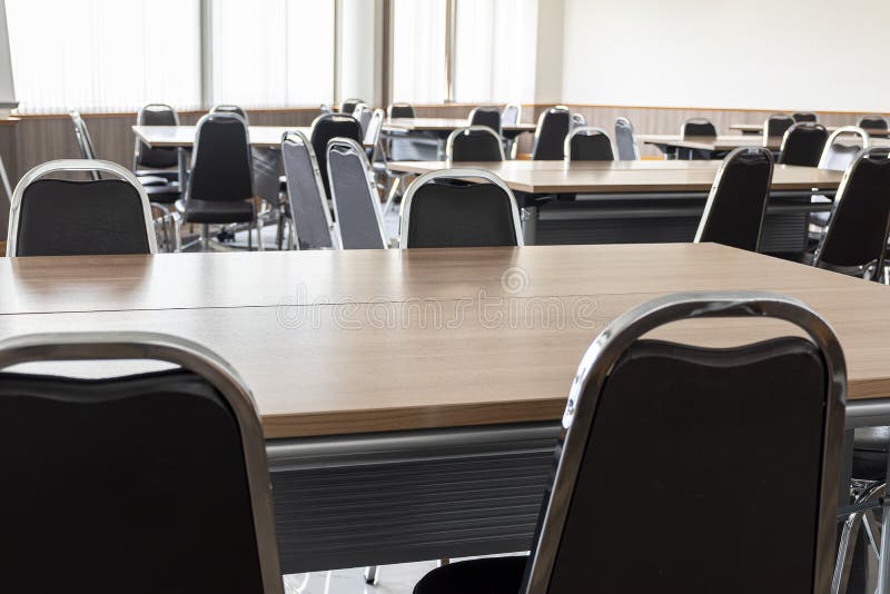Table Workshop Group in Seminar Room Stock Image - Image of learn ...