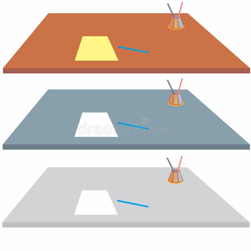 Table for writing stock vector. Illustration of write - 29189321