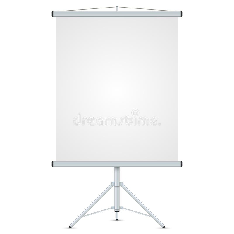 Tableau Blanc Vide De Bureau Illustration de Vecteur - Illustration du ...