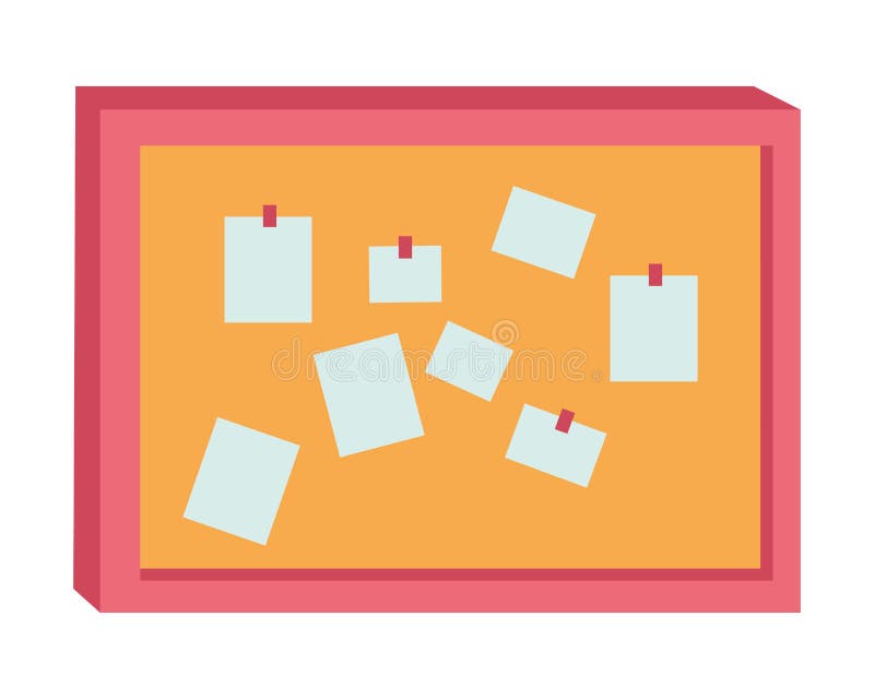 Tableau De Bord De Bureau Avec Dessin De Notes Illustration de Vecteur ...