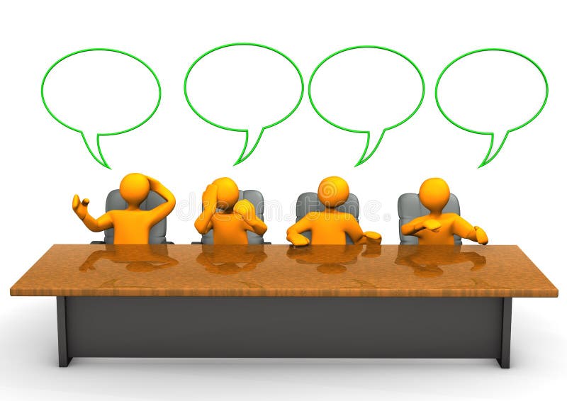 Discussion illustration stock. Illustration du causerie - 29255299