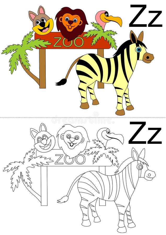 Tableau de la lettre Z illustration de vecteur. Illustration du ...