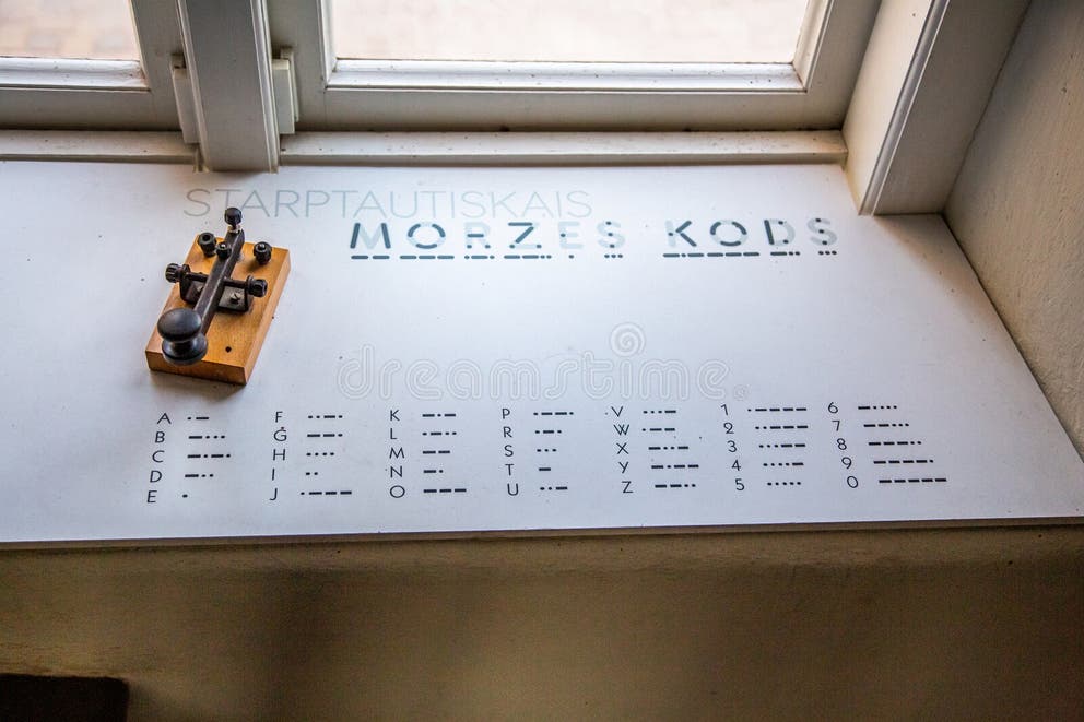 Tableau Des Lettres De Code Morse Et Des Chiffres. Tableau Code ...