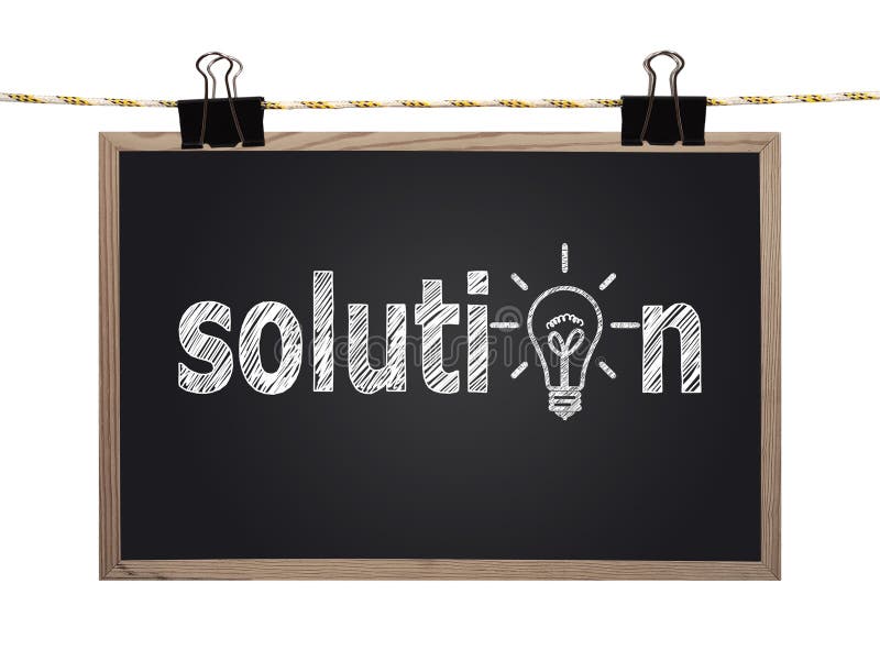 Symbole de solution image stock. Image du compagnie, graphique - 28776181